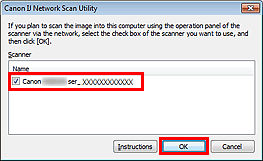 Scanning using the Operation Panel (Windows) - MG5220
