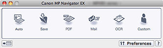 Scan With MP Navigator on a PIXMA MX882 to a Mac
