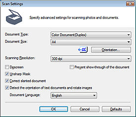 Batch (Automatic Document Feeder) scanning using MP Navigator EX on an ...