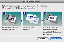 Batch scanning using MP Navigator EX - MX420 (Mac OS X)