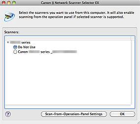 Scanning using the Operation Panel (Mac) - MG5320