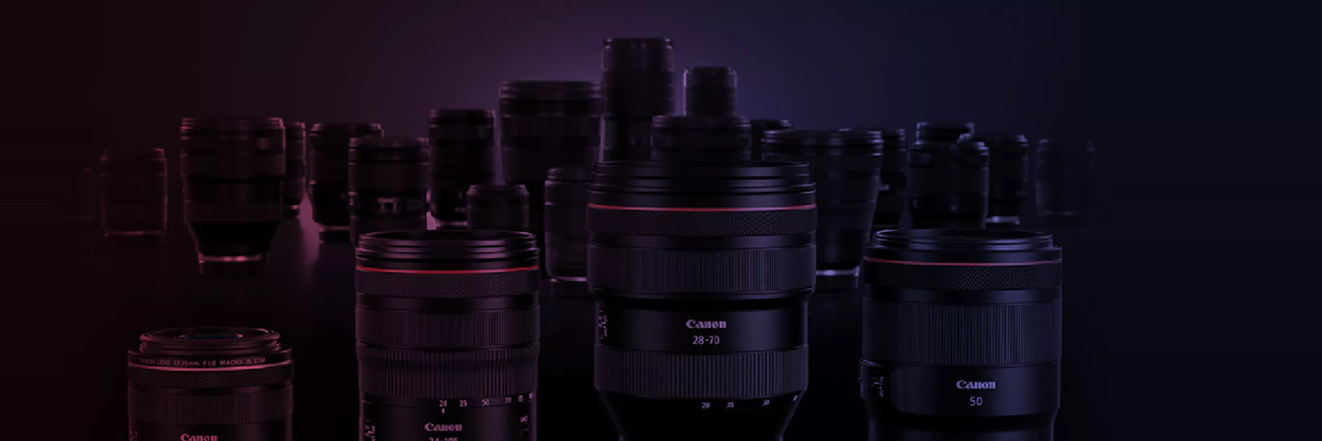 Canon Camera Lens Front View