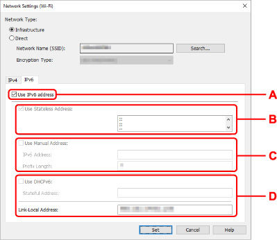 Setting up the Wireless LAN Settings Using the Wi-Fi Connection ...