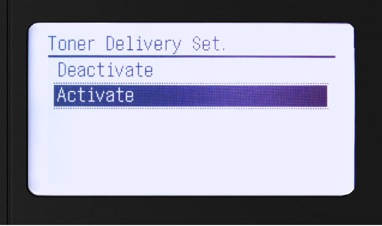 How to activate the Auto Replenishment Service (ARS) on the MF260 ...
