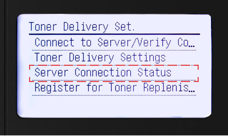 How to activate the Auto Replenishment Service (ARS) on the MF260 ...