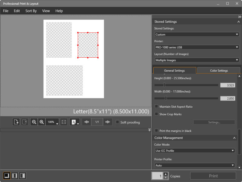 Printing Multiple Images on a Single Sheet - Professional Print & Layout