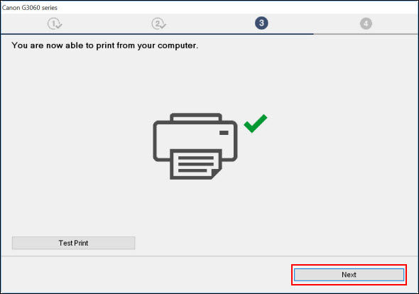 PIXMA G3260 USB Setup - Windows