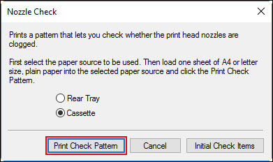 Clean the Print Head on a PIXMA MX870 with a Windows PC
