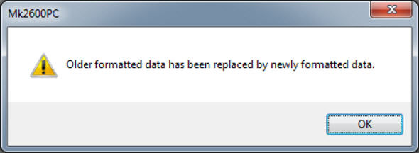 Mk2600PC - Working with Data Lists