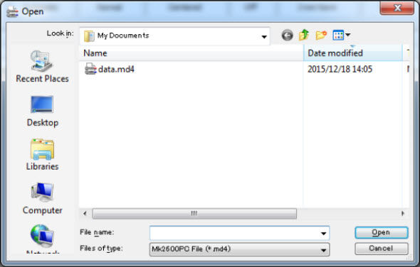 Mk2600PC - Working with Data Lists