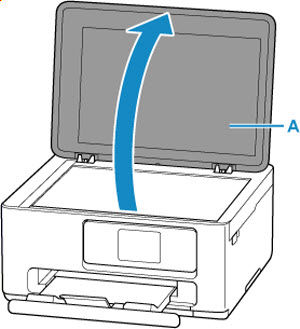 Load Original Items on the Platen (Scanner Glass) - TS7720
