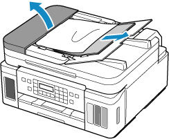 Support Code 2803 Appears (Document is too Long or is Jammed Inside the ADF) - G7020
