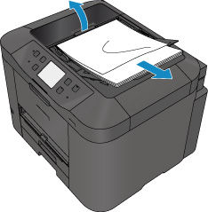 Support Code 2801 Appears (Paper Jammed Inside the ADF) - MB2720