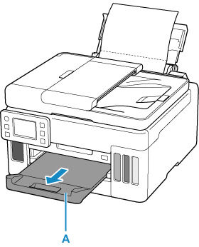 Cleaning Inside the Printer (Bottom Plate Cleaning) - GX6020 / GX6120