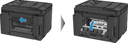 Support Code 1303 Appears (Paper Jammed Inside the Rear Cover) - MB2320