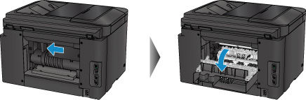 Support Code 1303 Appears (Paper Jammed Inside the Rear Cover) - MB2720