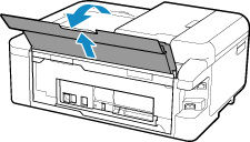 Removing Jammed Paper from the Rear Side - TS9520 / TS9521C