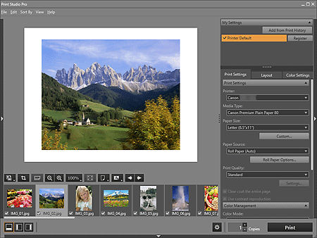 How to Start Print Studio Pro - Windows