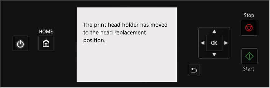 Replacing / Reseating the Print Head - TS5020