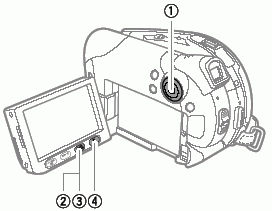 Playing back movies on the DC100 DVD camcorder