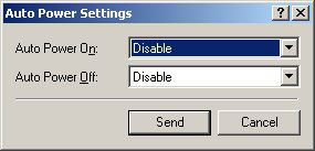 Enable/Disable Auto Power (Windows)