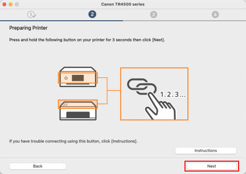 PIXMA TR4520 / TR4522 Wireless Setup via USB Cable - Mac