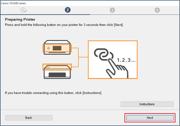 PIXMA TS3500 Series Wireless Setup Using a USB Cable - Windows