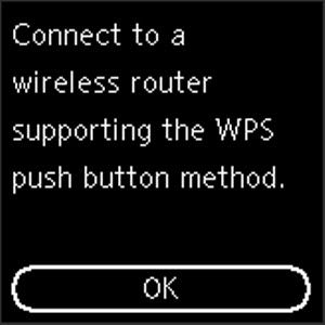 Connecting Your Printer to a Wireless LAN (WPS Push Button Method) - TR7020