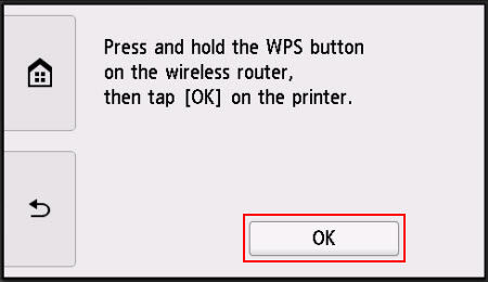Set Up the TR8620 to the Wireless Network - WPS Push Button Method