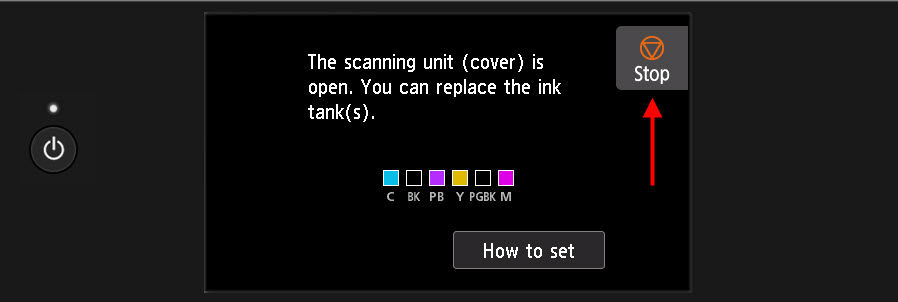 Replacing / Reseating the Print Head - TS9120