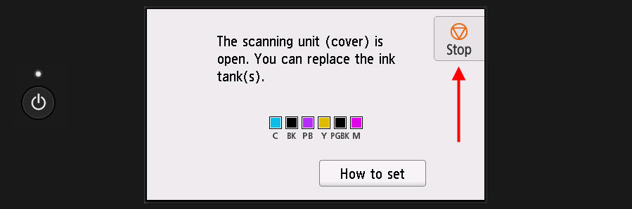Replacing / Reseating the Print Head - TS8220