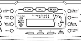 Scanning a document to your computer-ICMF 3200