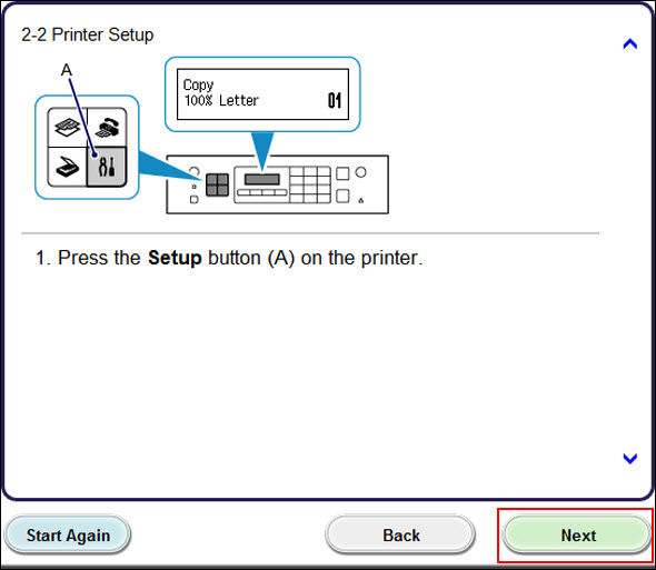 Cableless Setup from a Windows PC - MX472 / MX479