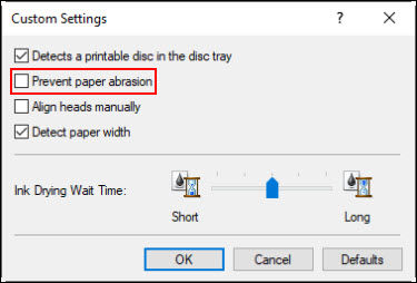 Toggle Prevent Paper Abrasion - PRO-10 / PRO-100