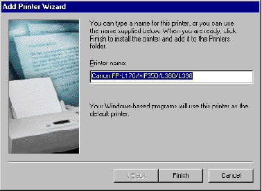Installing the Printer Driver for Win 98/Me Plug and Play