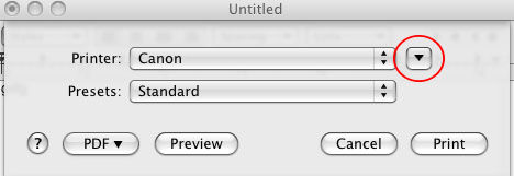 Manually adjust color from the driver (Mac OS X) iP100