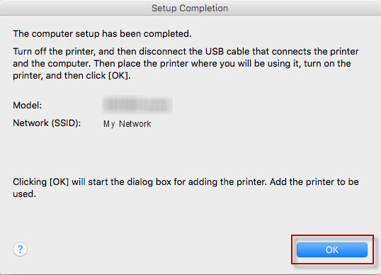 How to Connect the Printer to the Wireless LAN with a Downloaded Driver ...