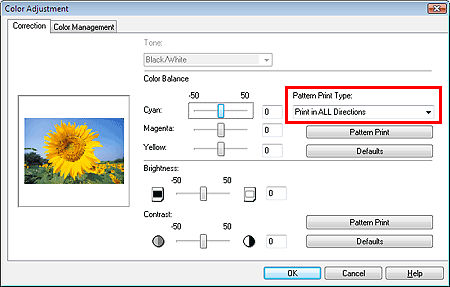 Printing images in Grayscale - Easy-PhotoPrint Pro