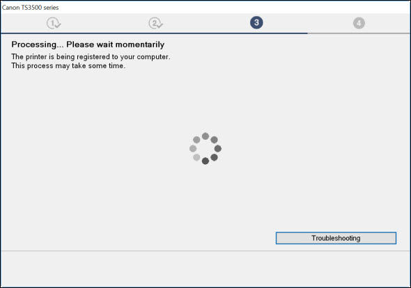PIXMA TS3500 Series Wireless Setup Using a USB Cable - Windows