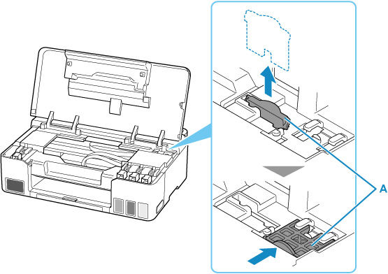 Support Code 1892 Appears (Carriage Stopper is Still Inserted) - G1220