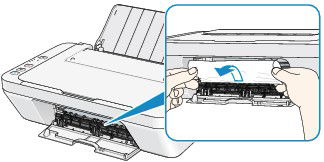 Removing Paper Jammed Inside the Machine - MG2522