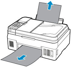 Support Code 1300 Appears (Paper Jammed in the Paper Output Slot or Rear Tray) - G4210