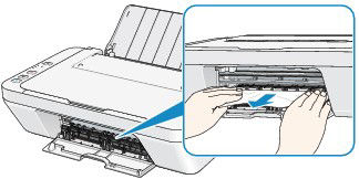Removing Paper Jammed Inside the Machine - MG2522