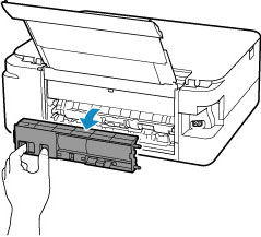 Removing Jammed Paper from the Rear Side - TS6420