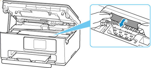 Remove Jammed Paper Inside the Printer - TS7720
