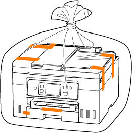 Prepare the Printer for Transport - GX4020