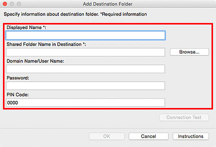 How to set a network folder as the destination for scanned images and ...