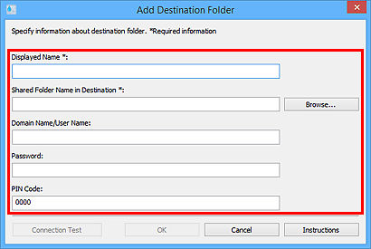 How to set a network folder as the destination for scanned images and ...