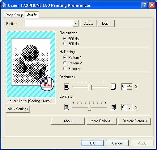 Quality Print Settings