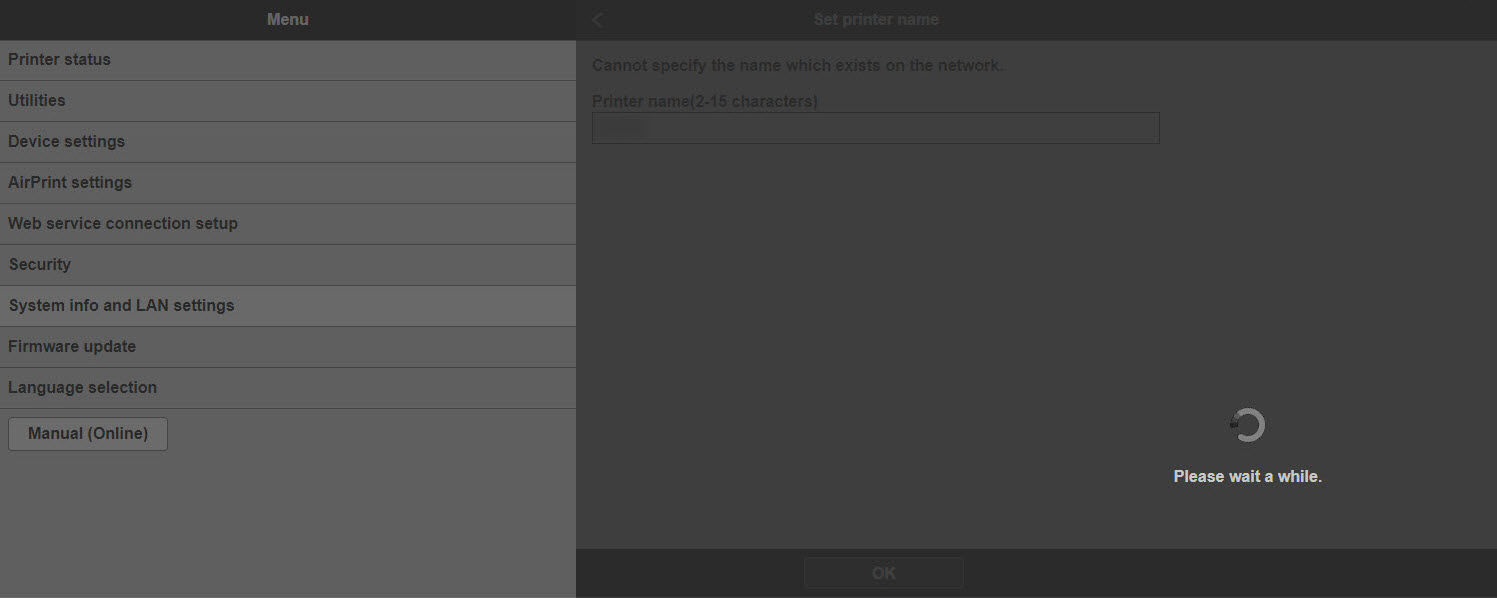 Changing the Name of Your Printer from the Remote UI